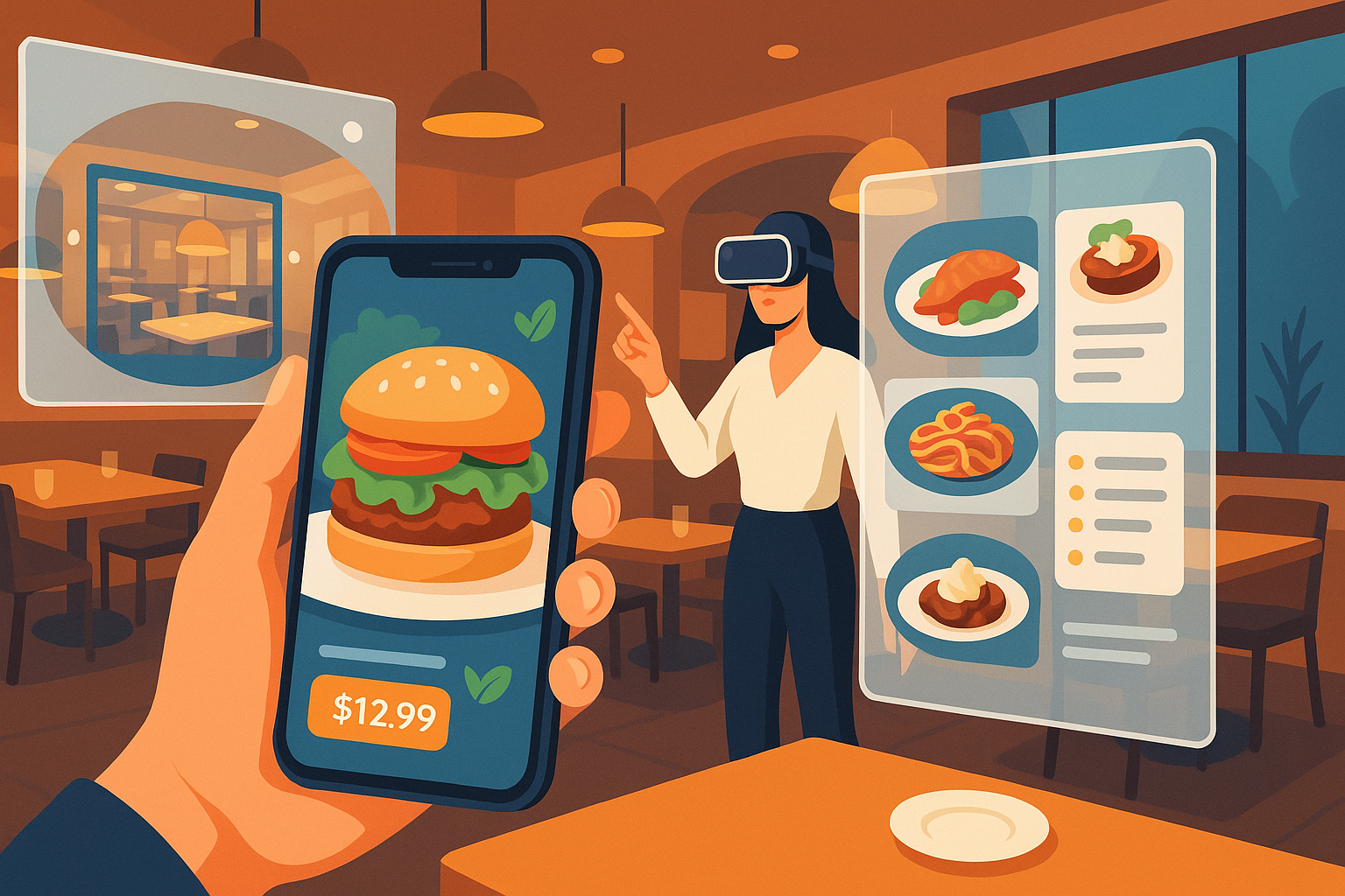 Bringing Dishes to Life: AR-Enabled Menus & Virtual Tours in Dining
